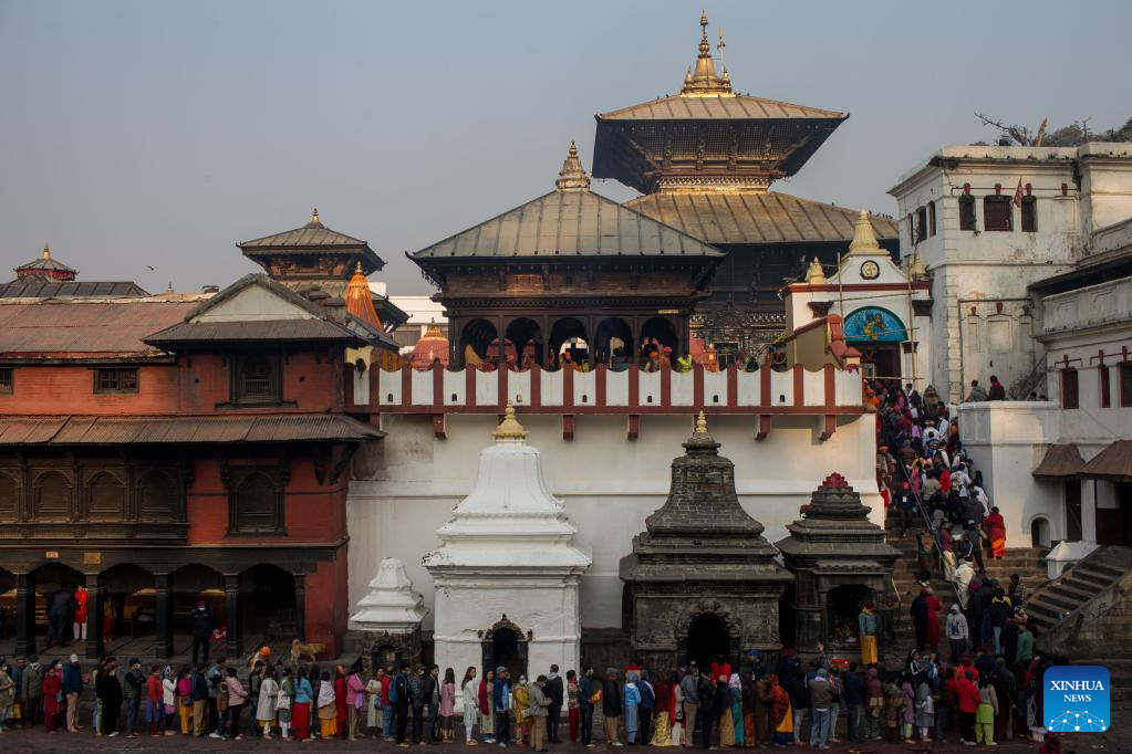 Maha Shivaratri festival celebrated in Kathmandu, Nepal-Xinhua