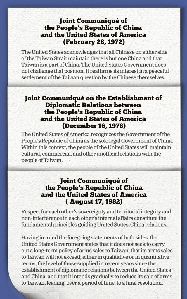 Poster: U.S. arm sales to Taiwan violate one-China principle & three ...