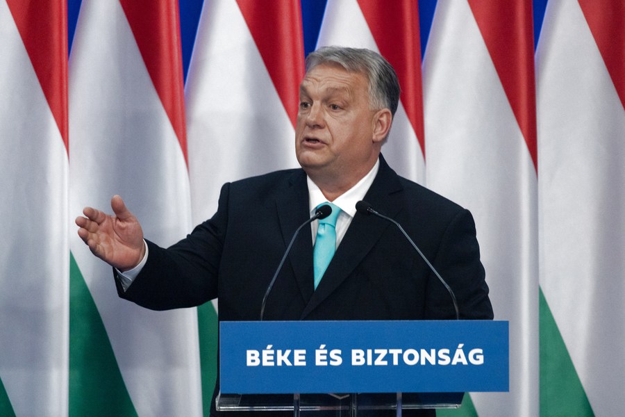 Hungary's PM: Western leaders gripped by "war fever"-Xinhua