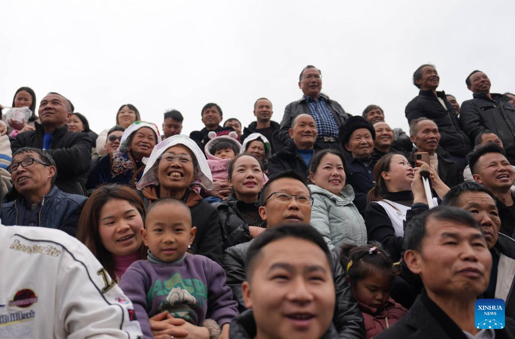 Guizhou's rural basketball games see great enthusiasm-Xinhua