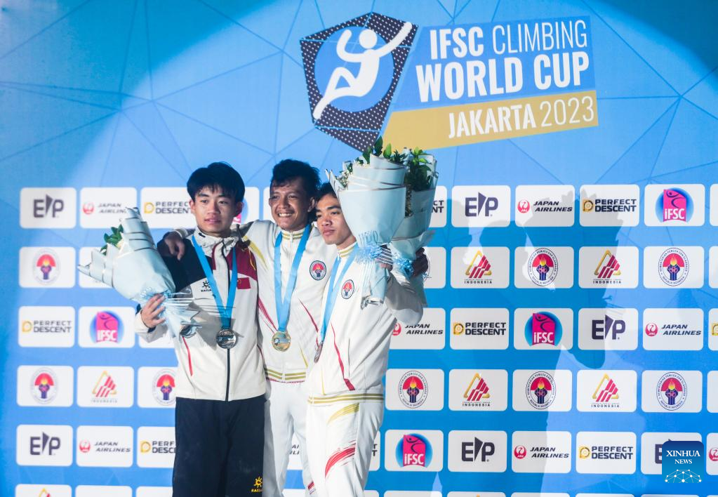 Highlights of IFSC Climbing World Cup 2023-Xinhua