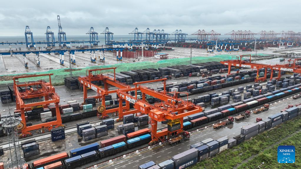 A glimpse of Qinzhou Port in S China's Guangxi-Xinhua