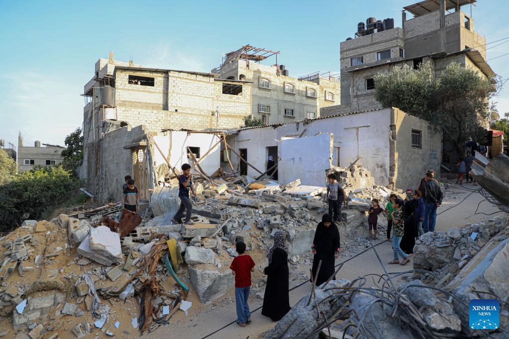 Israeli tanks shell Hamas posts in Gaza in response to rocket launch-Xinhua