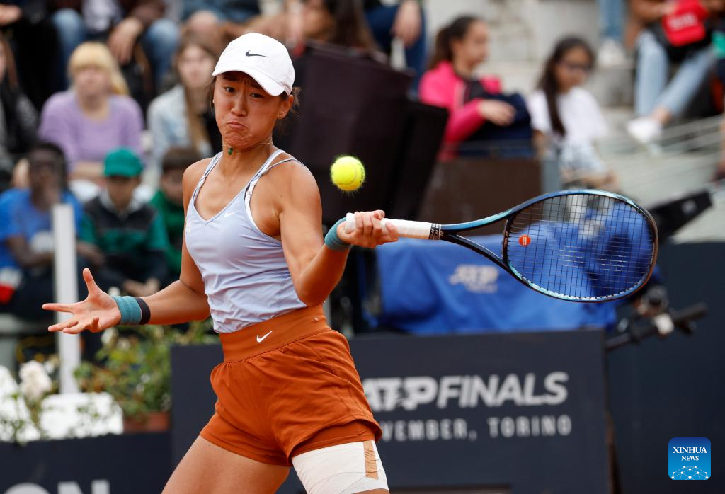 In pics: WTA Italian Open round of 16 match-Xinhua