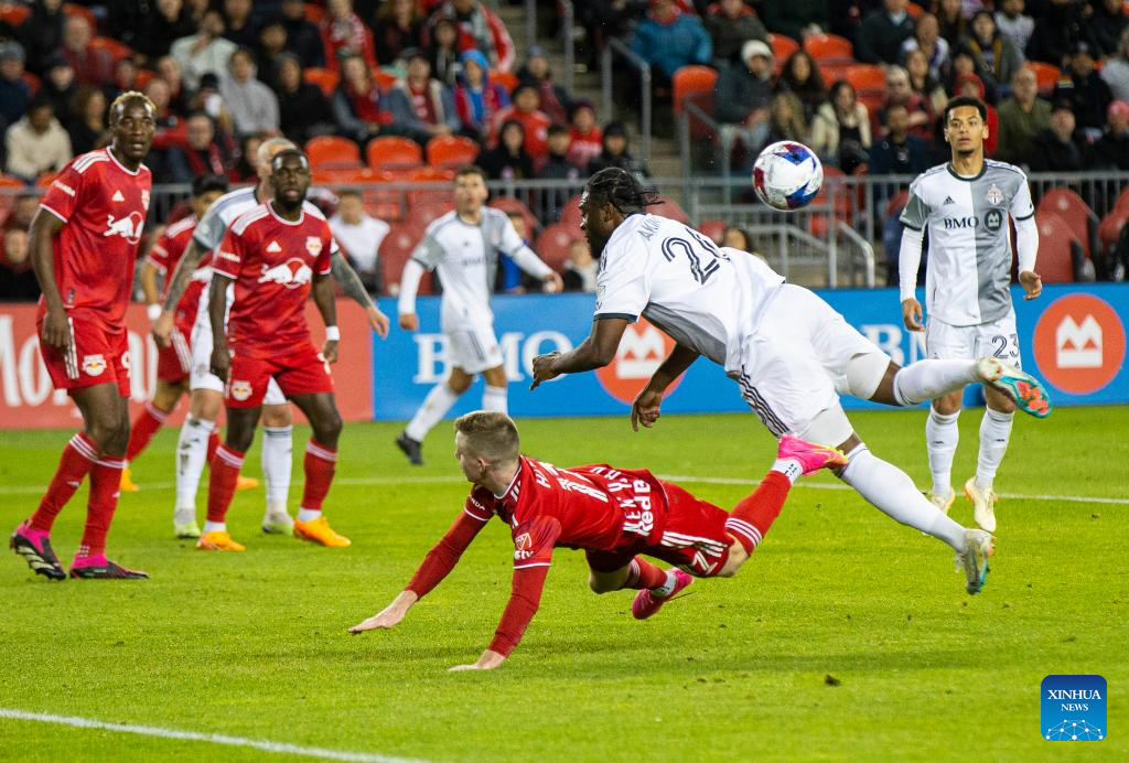 MLS match: Toronto FC vs. New York Red Bulls-Xinhua