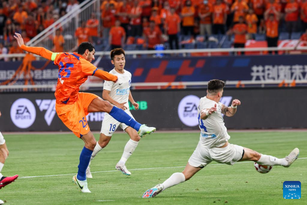2023 season CSL 11th round match: Shangdong vs. Dalian-Xinhua