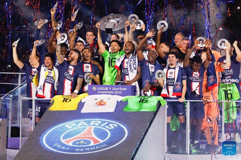 French League: PSG vs. Clermont-Xinhua