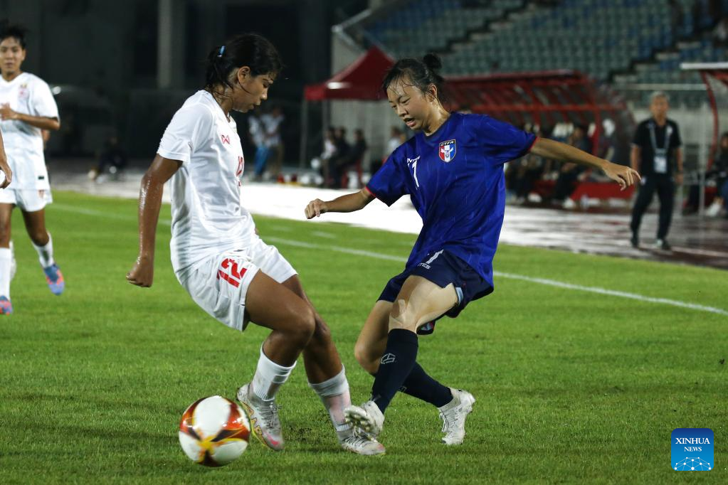 AFC U-20 Women's Asian Cup Qualifiers: Chinese Taipei vs. Myanmar-Xinhua