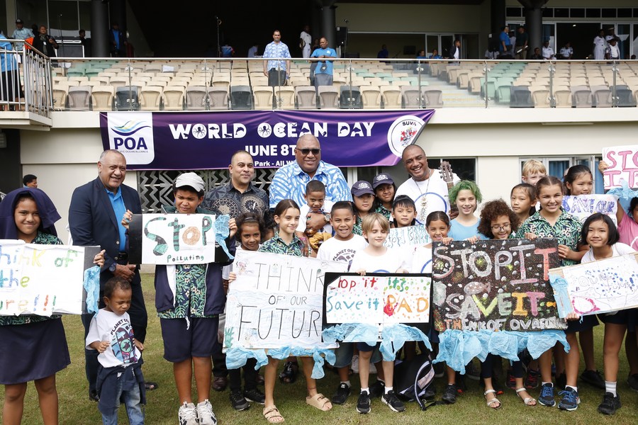 Fijian president urges all nations to save oceans, reefs-Xinhua