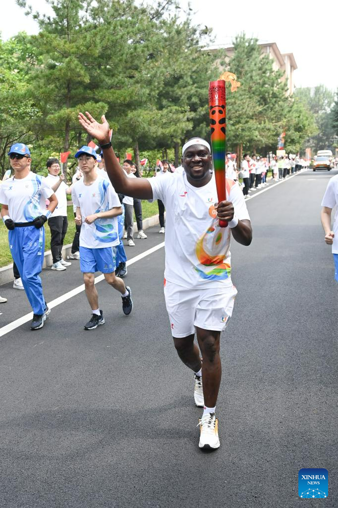 Chengdu Universiade torch relay held in Harbin-Xinhua