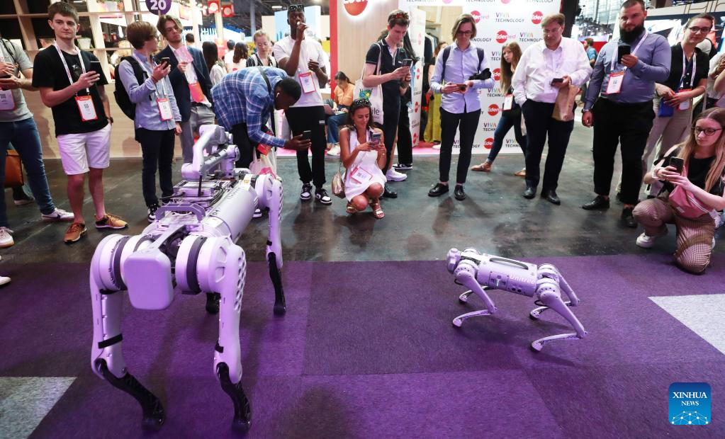 Vivatech technology start-ups and innovation fair held in Paris-Xinhua