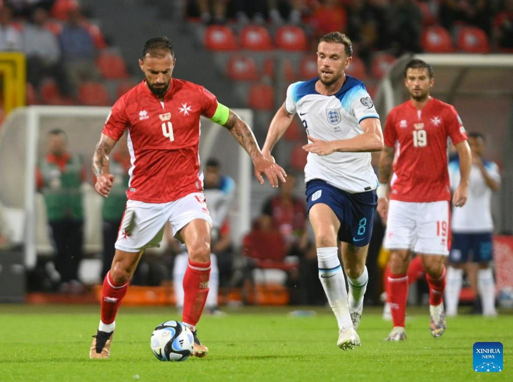 2024 UEFA European Championship: Malta vs. England-Xinhua