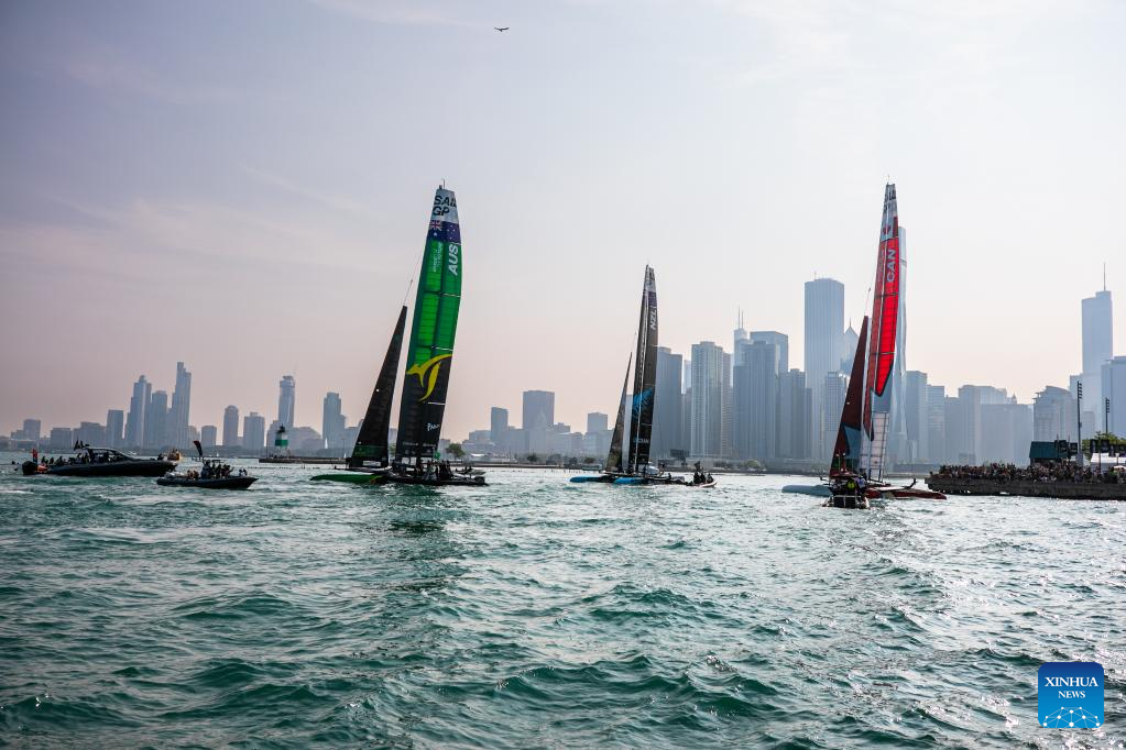 Highlights of Sail GP season 4 in Chicago-Xinhua