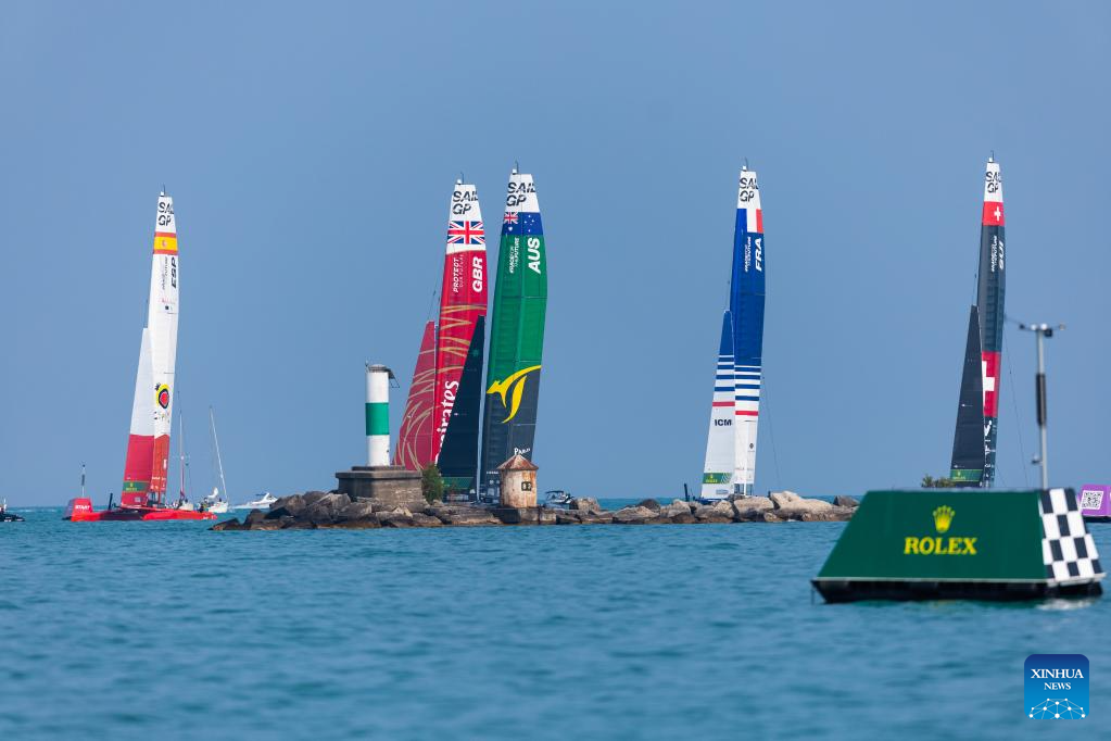 Highlights of Sail GP season 4 in Chicago-Xinhua