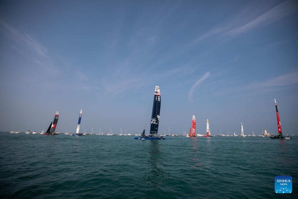 Highlights of Sail GP season 4 in Chicago-Xinhua