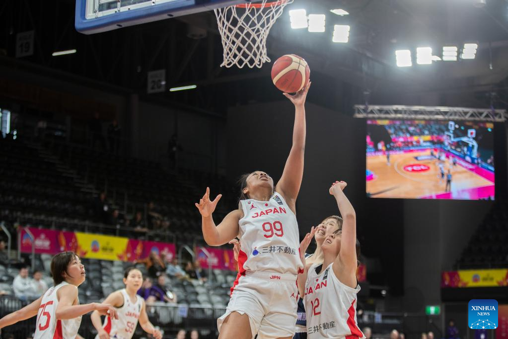 2023 FIBA Women's Asia Cup: Japan vs. Chinese Taipei-Xinhua