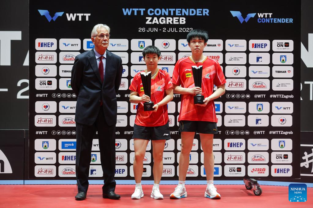 Highlights of WTT Contender Zagreb 2023-Xinhua