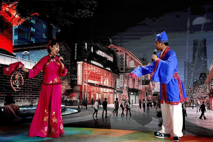 Integrate revolutionary spirit into the gentle art of Huangmei opera-Xinhua