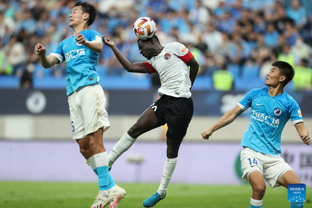 2023 CSL match: Dalian Professional vs. Qingdao Hainiu-Xinhua