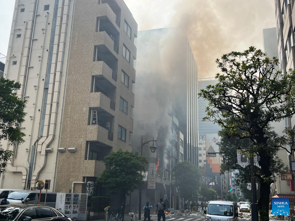 At least 3 injured after explosion in downtown Tokyo-Xinhua