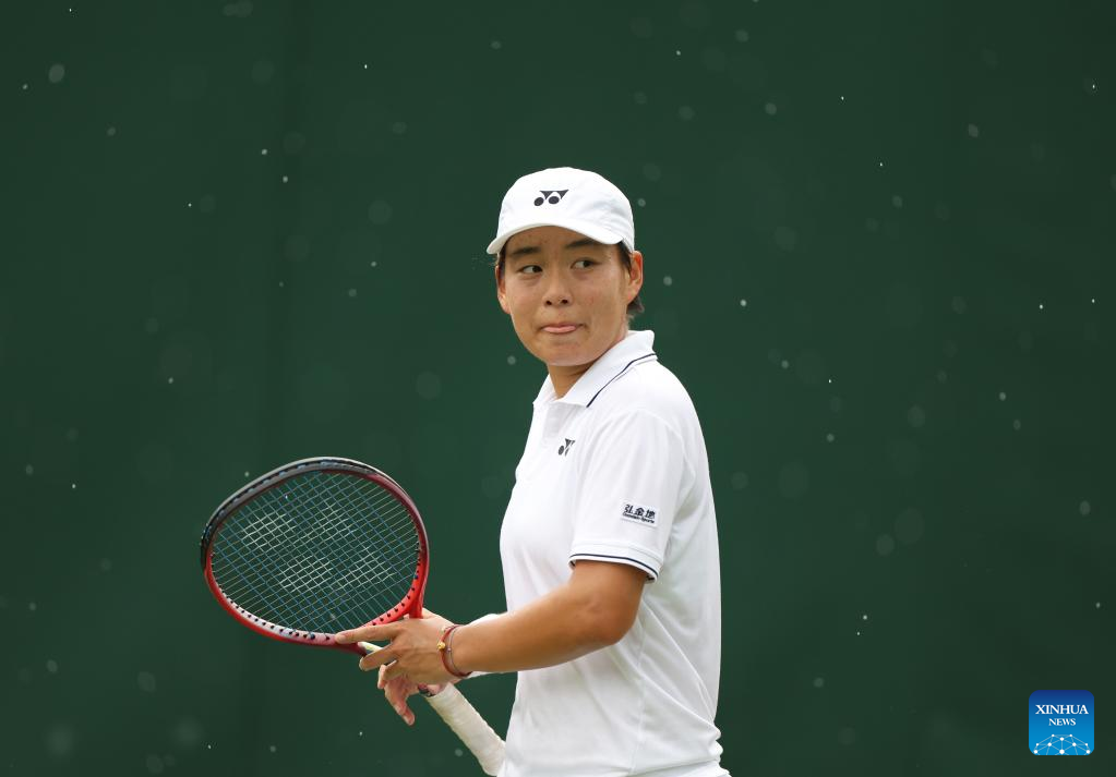 Highlights of singles at Wimbledon Tennis Championships-Xinhua