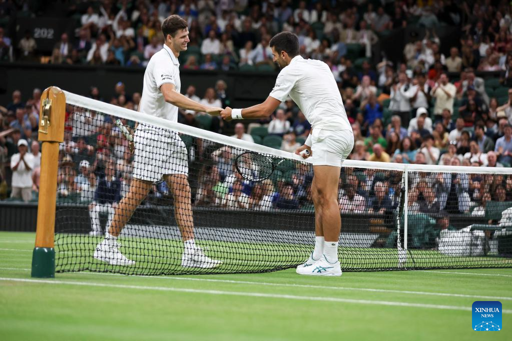 In pics: fourth round matches at Wimbledon-Xinhua