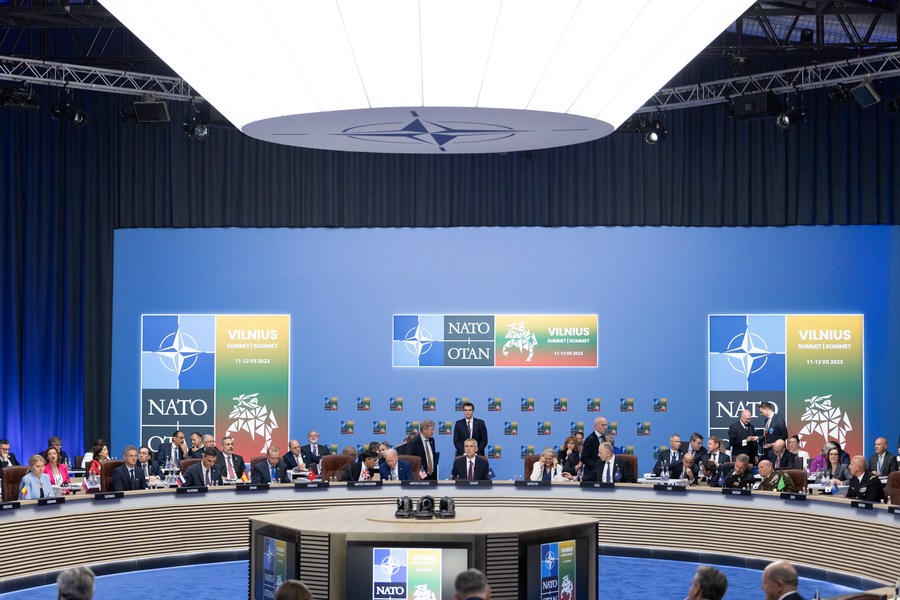 NATO summit ends amid division, opposition-Xinhua
