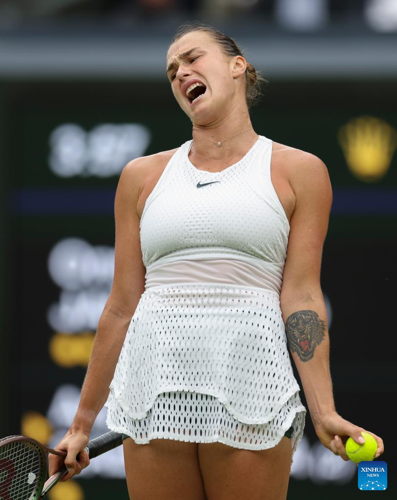 Highlights of Wimbledon tennis championship-Xinhua
