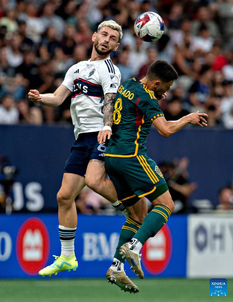 2023 MLS season: Vancouver Whitecaps vs. LA Galaxy-Xinhua