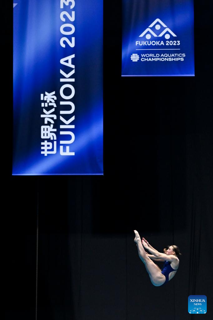 Highlights of women's 3m synchronised final of World Aquatics ...