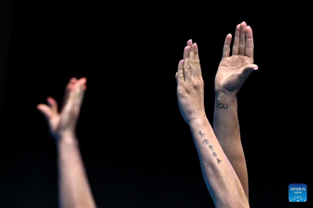 Highlights of women's 3m synchronised final of World Aquatics ...