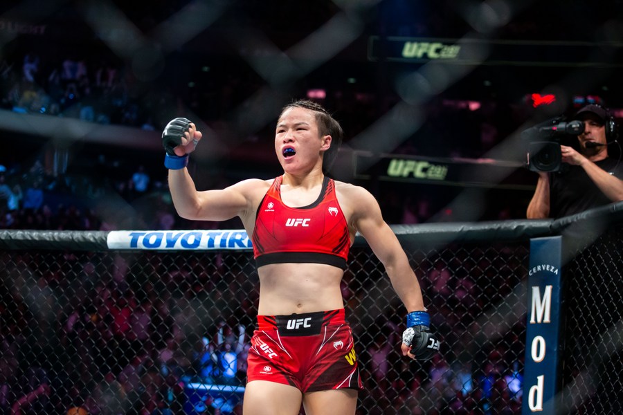 Interview: Zhang Weili calm ahead of UFC title defense-Xinhua