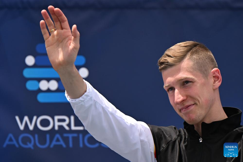Wellbrock wins 4th open water gold for Germany at swimming worlds-Xinhua