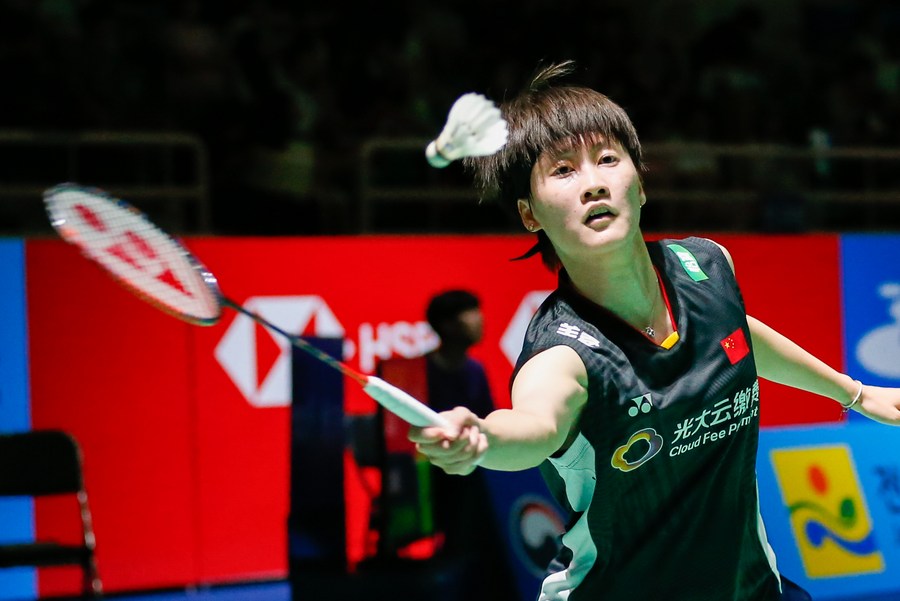 Chinese shuttlers shine on 2nd day of South Korea Open-Xinhua
