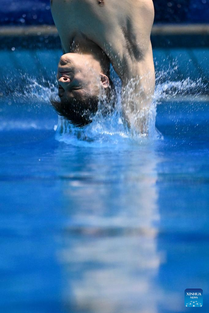 World Aquatics Championships 2023: men's 3m springboard final-Xinhua