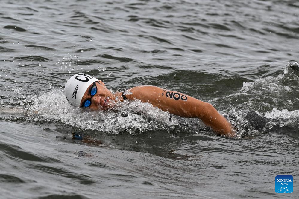 Italy win mixed open water relay gold at swimming worlds-Xinhua