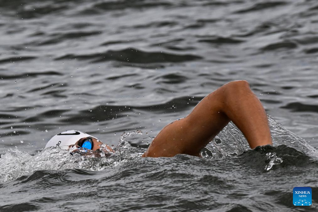 Italy win mixed open water relay gold at swimming worlds-Xinhua