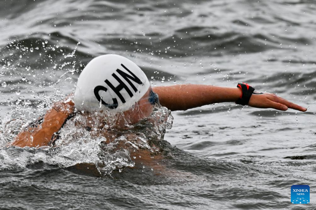 Italy win mixed open water relay gold at swimming worlds-Xinhua