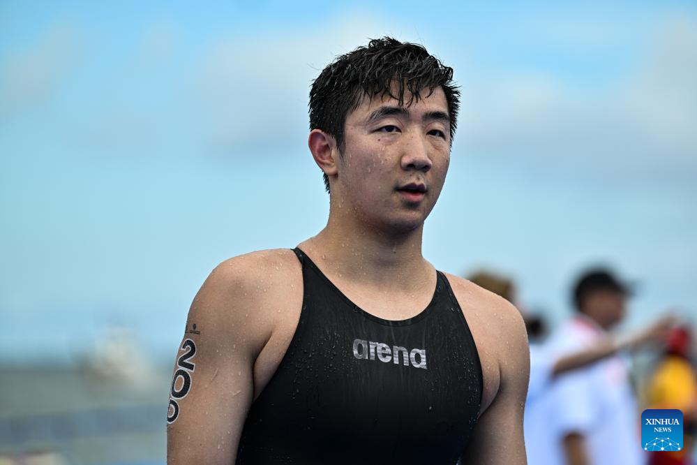 Italy win mixed open water relay gold at swimming worlds-Xinhua