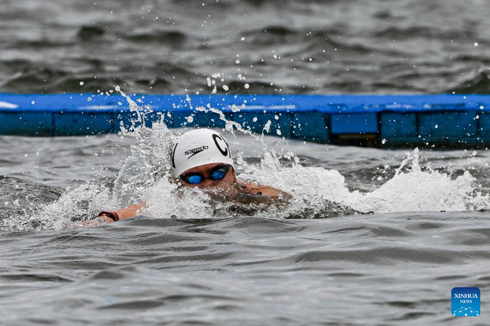 Italy win mixed open water relay gold at swimming worlds-Xinhua