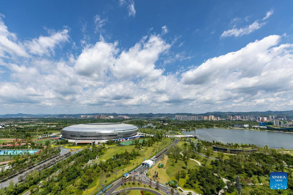 In pics: Dong'an Lake Sports Park ahead of opening ceremony of Chengdu ...