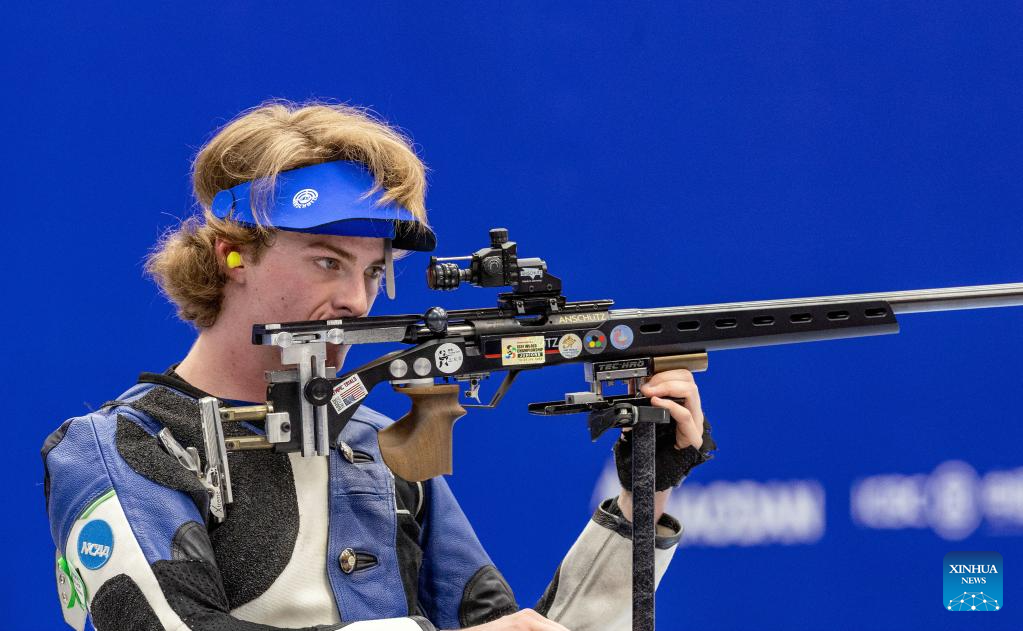 In pics: men's 25m rapid fire pistol final at Chengdu Universiade-Xinhua
