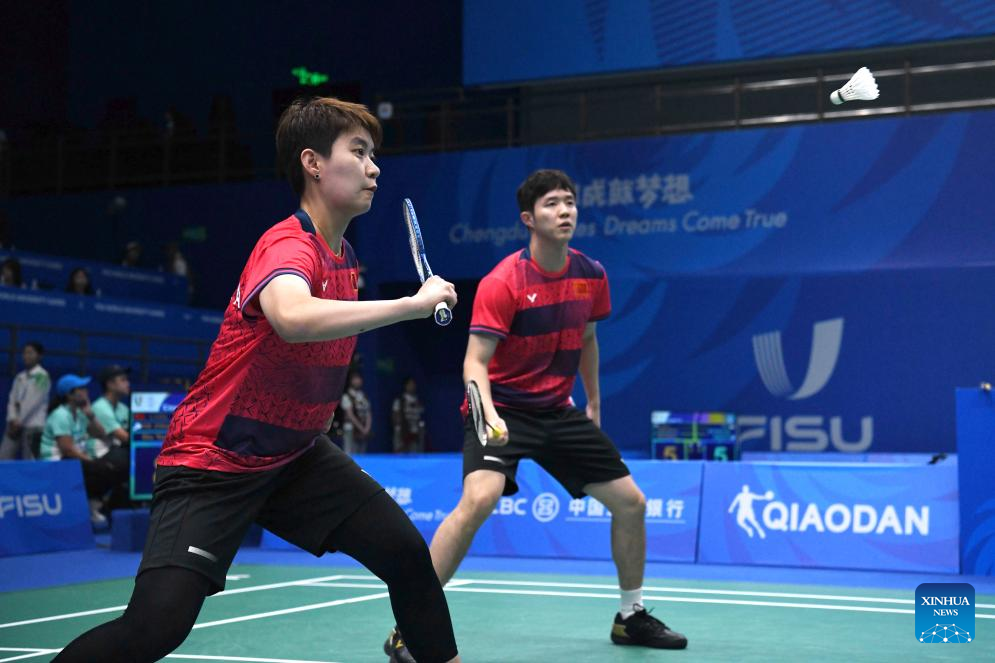 Chengdu Universiade | China makes final 8 in badminton mixed team event ...