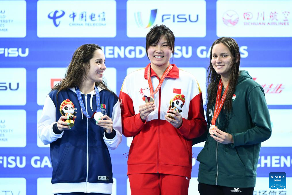 Chengdu Universiade | Chinese swimmers bag four golds on Day 5-Xinhua