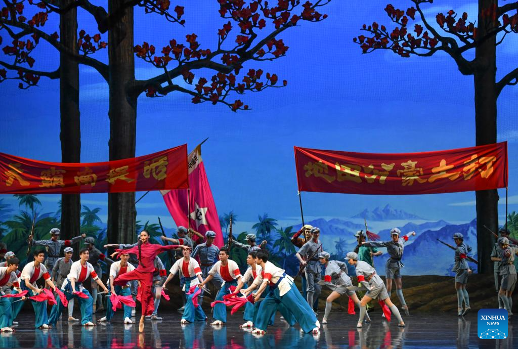 "The Red Detachment of Women" performed during 6th China Xinjiang Int'l ...