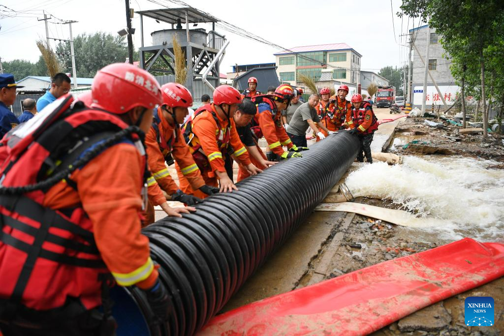 Flood-hit Zhuozhou carries out post-disaster restoration_Top News
