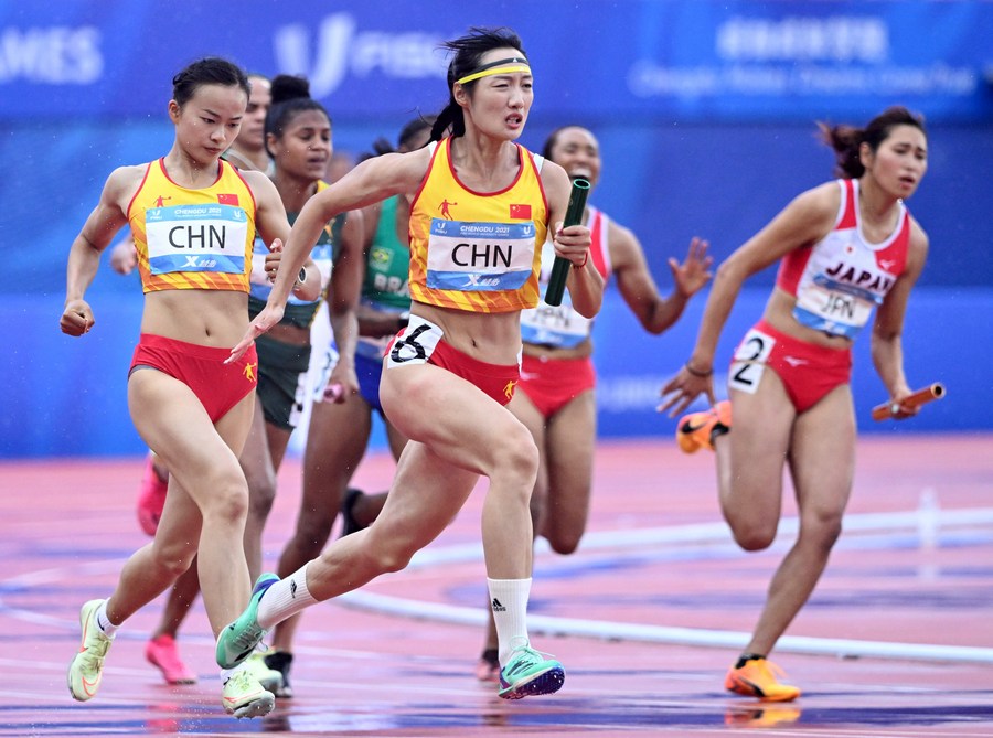 Chengdu Universiade | China dominates men's long jump, 4x100m relays-Xinhua