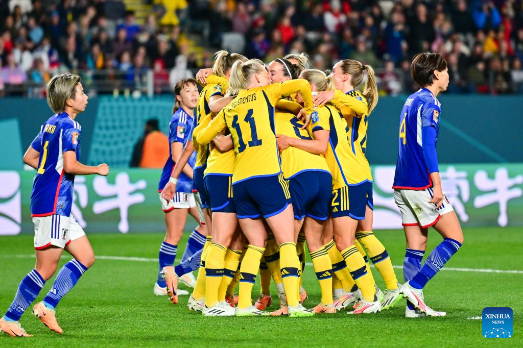 Sweden edges Japan to reach semis at Women's World Cup-Xinhua