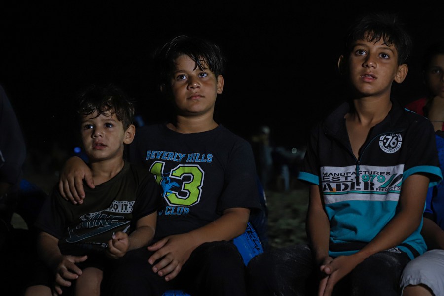 Eco-friendly open-air cinema in Gaza brings joy to Palestinians -Xinhua