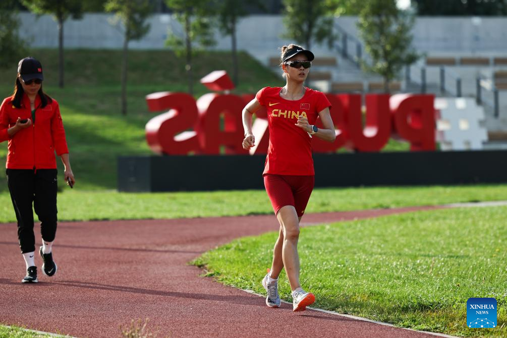 Chinese racewalking athletes train ahead of World Athletics ...